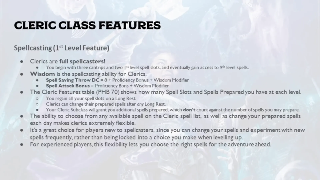 Cleric Class Guide 2024 for D&D 5e – DND Rock – Dungeons & Dragons ...